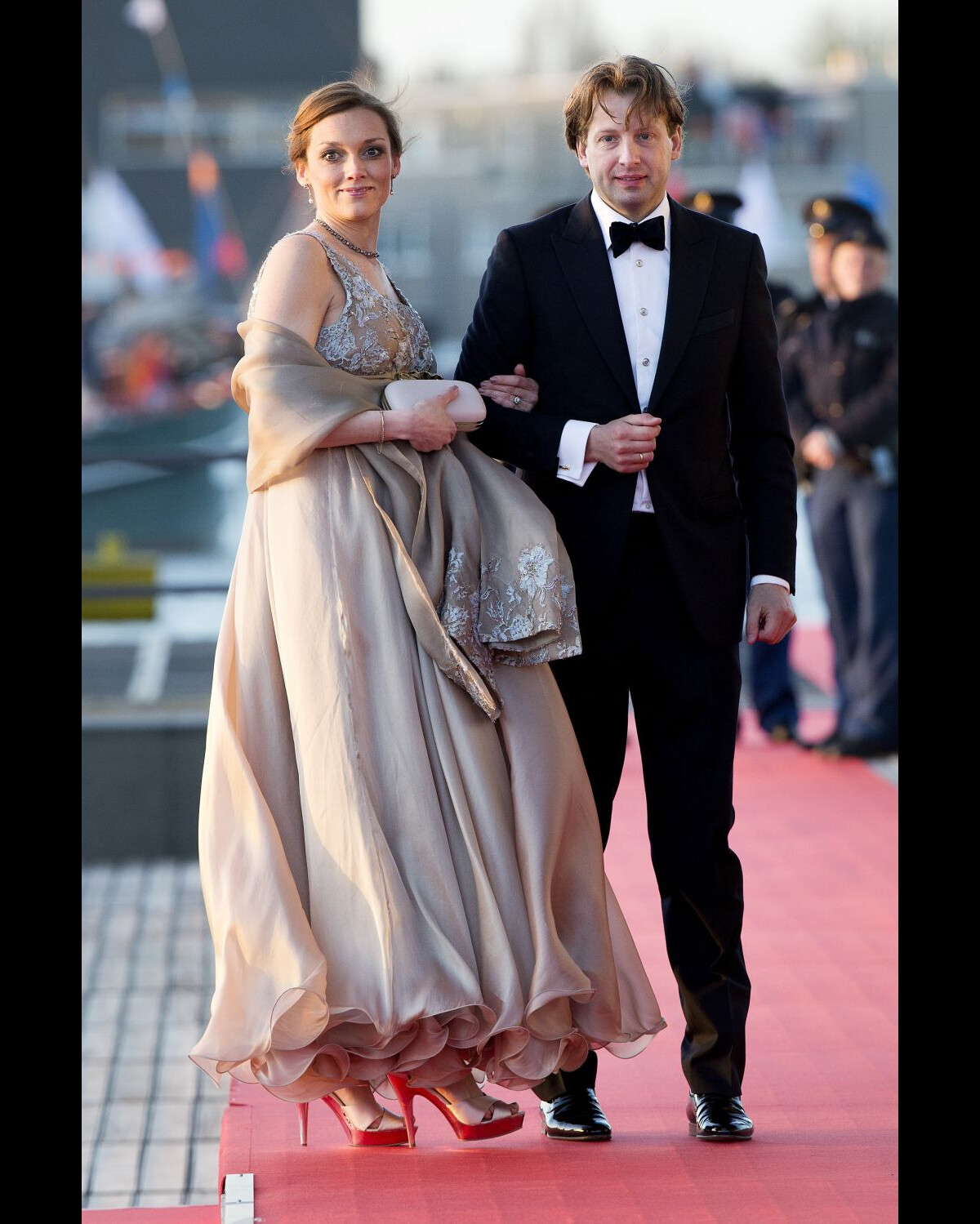 Photo : Le prince Floris et la princesse Aimee, enceinte, arrivant au ...
