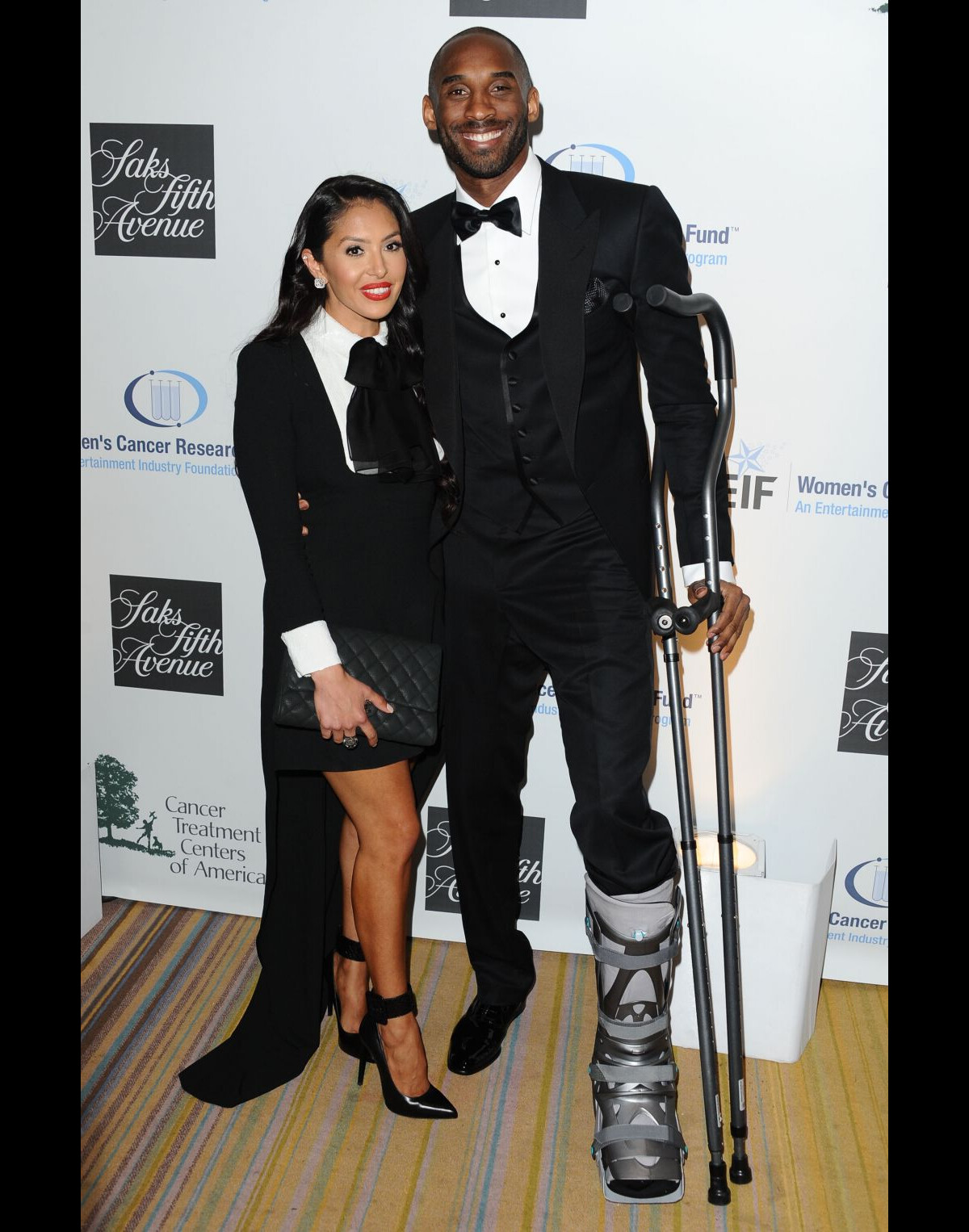 Photo : Kobe Bryant et sa femme Vanessa Laine lors de la soirée An ...
