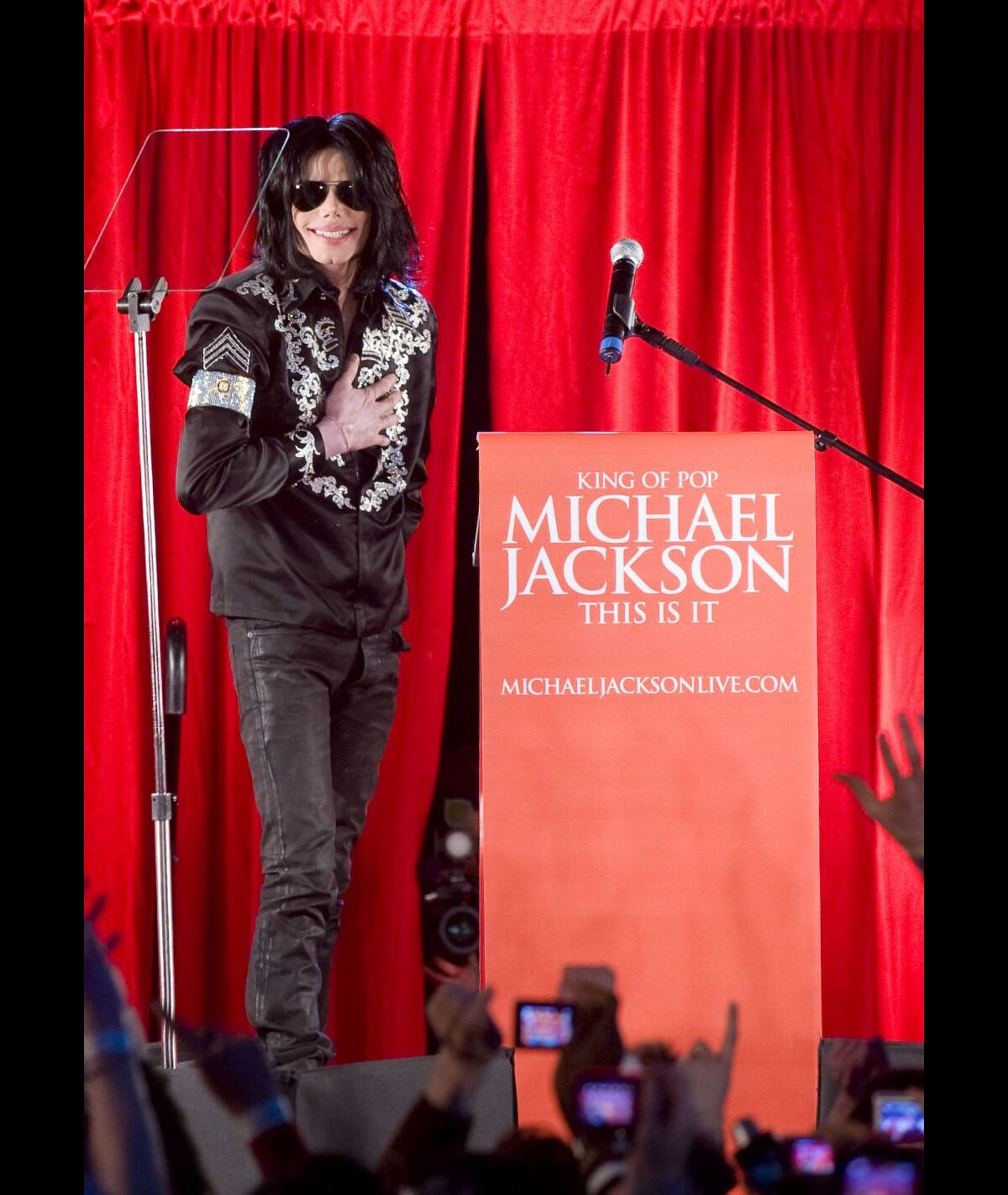 Photo : Michael Jackson annonce la série de concerts "This is It" à ...