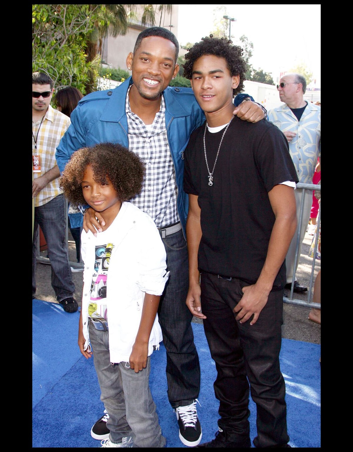 Photo : Will Smith avec ses fils Trey et Jaden en 2008 lors des Teen ...