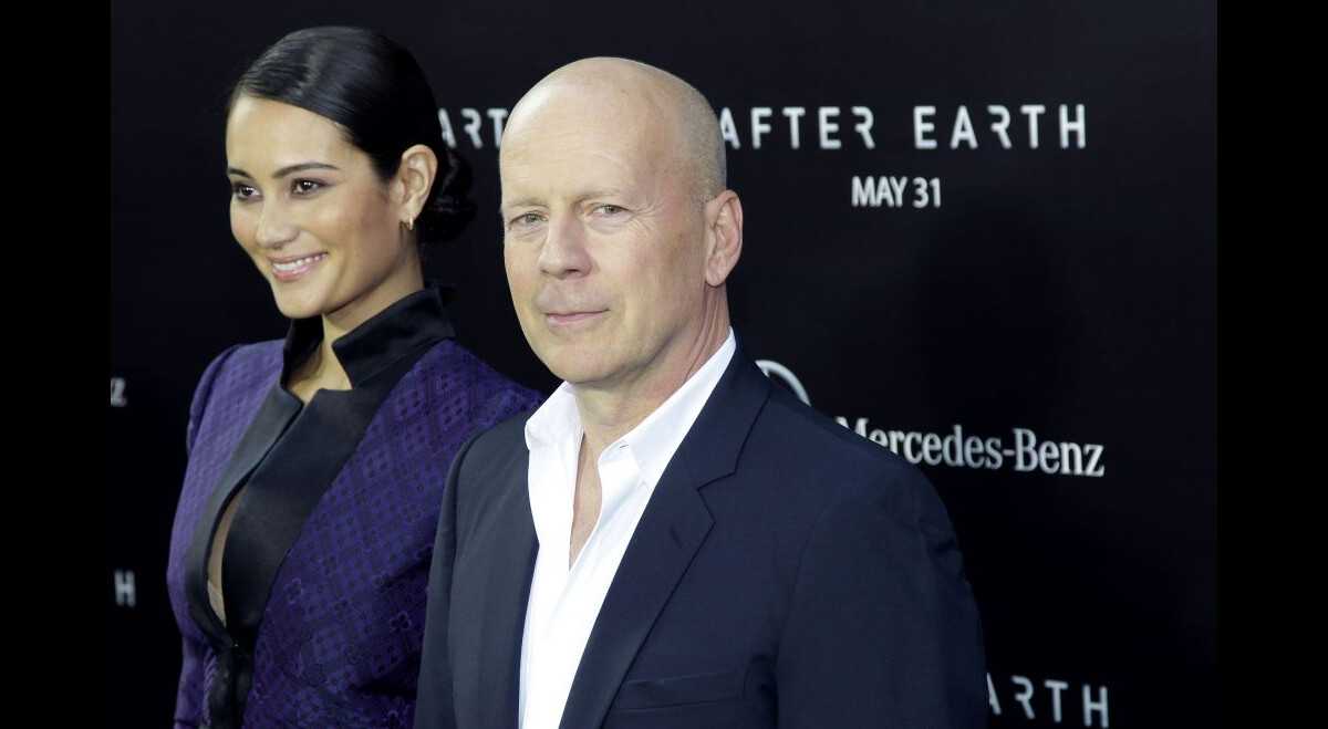 Photo : Bruce Willis et Emma Heming-Willis à la première d'After Earth ...