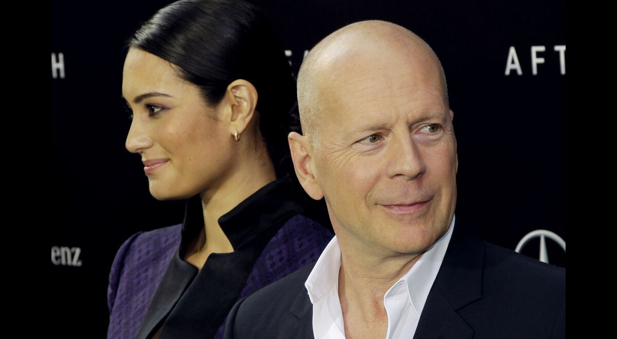 Photo : Bruce Willis et Emma Heming-Willis lors de la première d'After ...