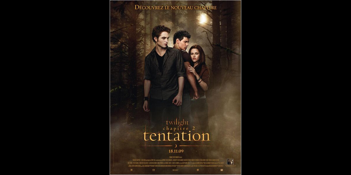 Photo : Affiche de Twilight - Chapitre 2 : Tentation. - Purepeople