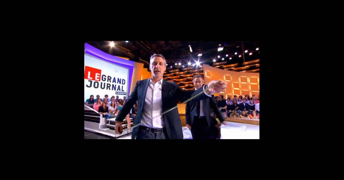 Antoine de Caunes au Grand journal : Délirante inspection pour la der ...
