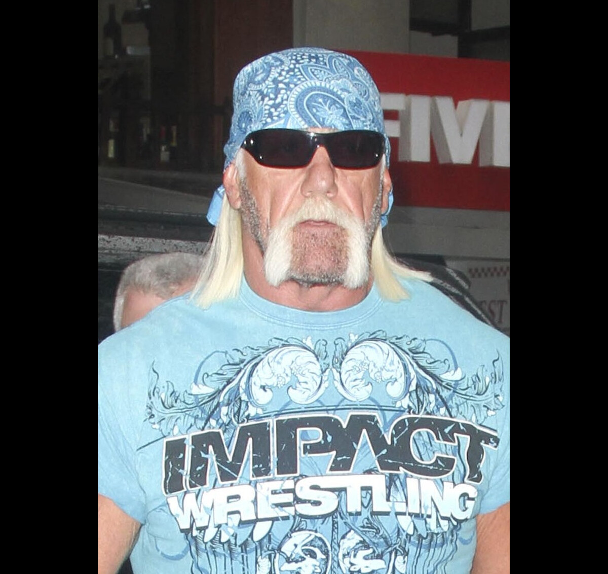 Photo : Hulk Hogan lors de son arrivée à l'émission Good Morning ...