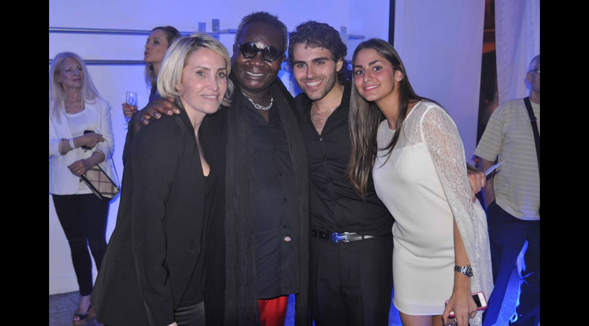 Photo : Magloire, Sandrine Touboul et Julian Sam-Rone à la soirée de ...