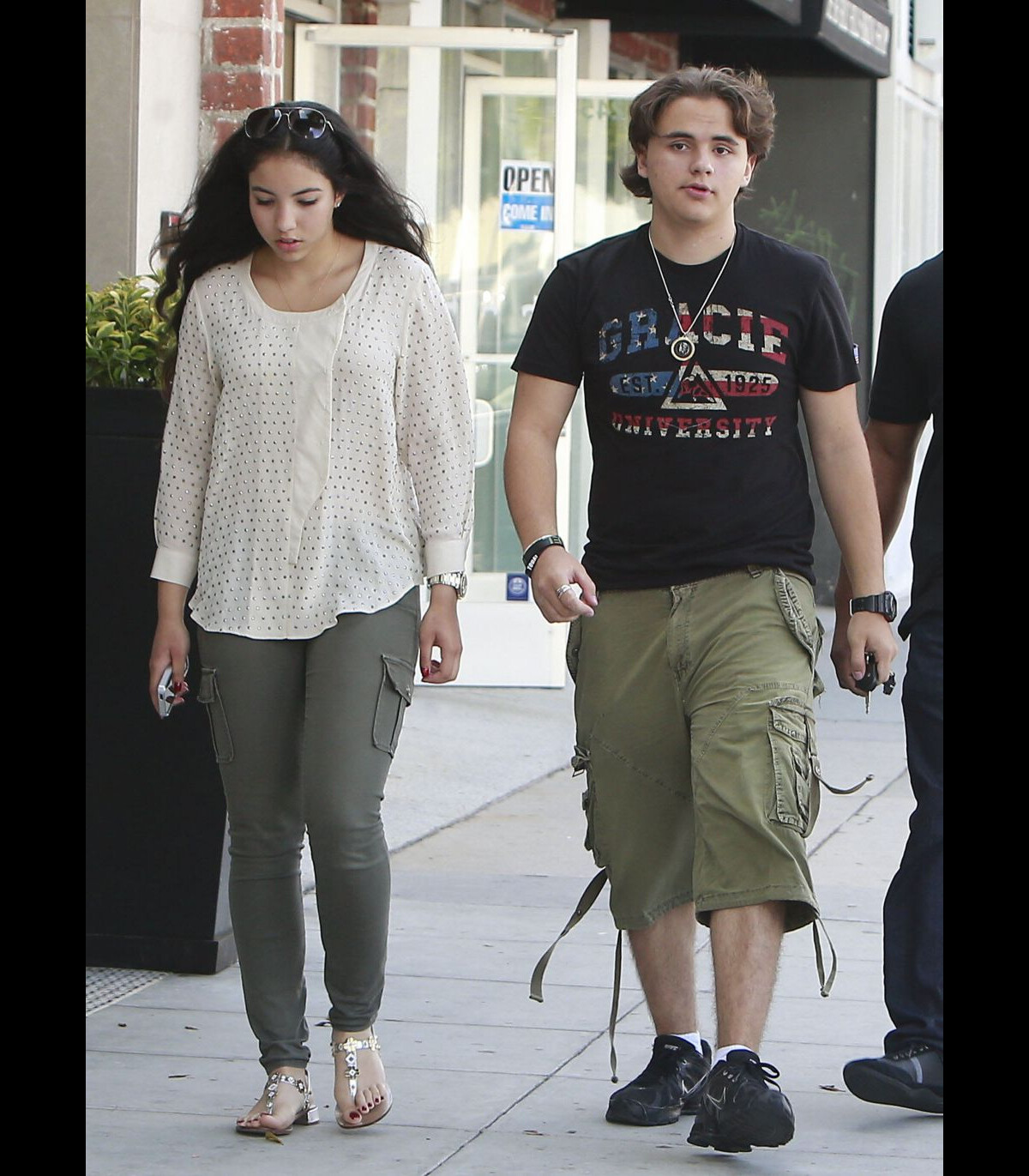 Photo : Prince Jackson et sa petite amie Remi Alfalah dans les rues de ...