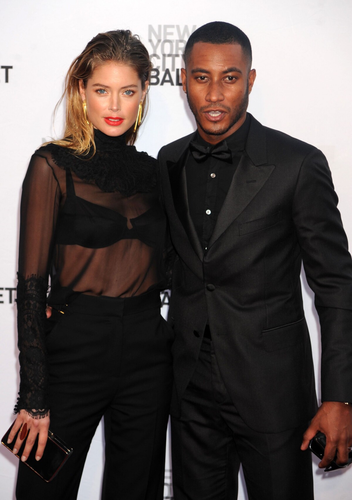 Photo : Doutzen Kroes et Sunnery James le 19 septembre 2013 lors d'une ...