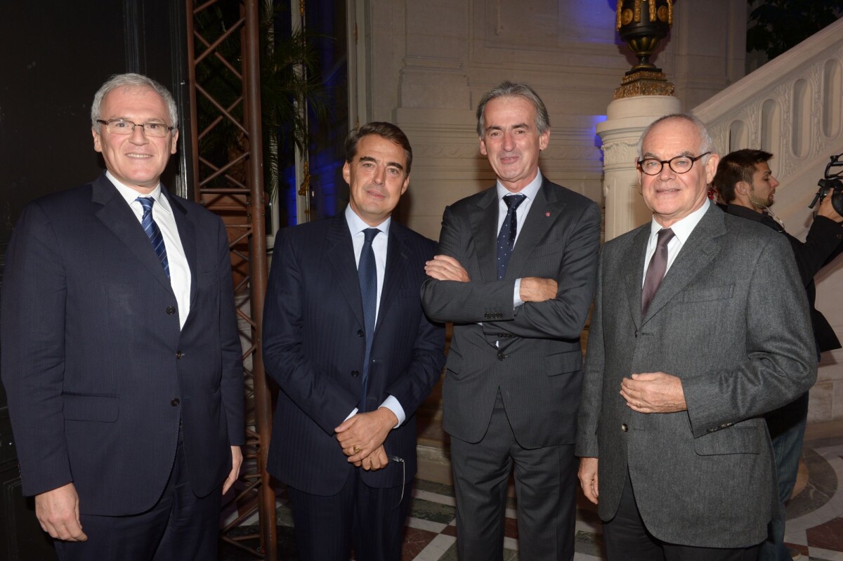 Photo : Jean-Bernard Lévy (PDG de Thales), Alexandre de Juniac ...