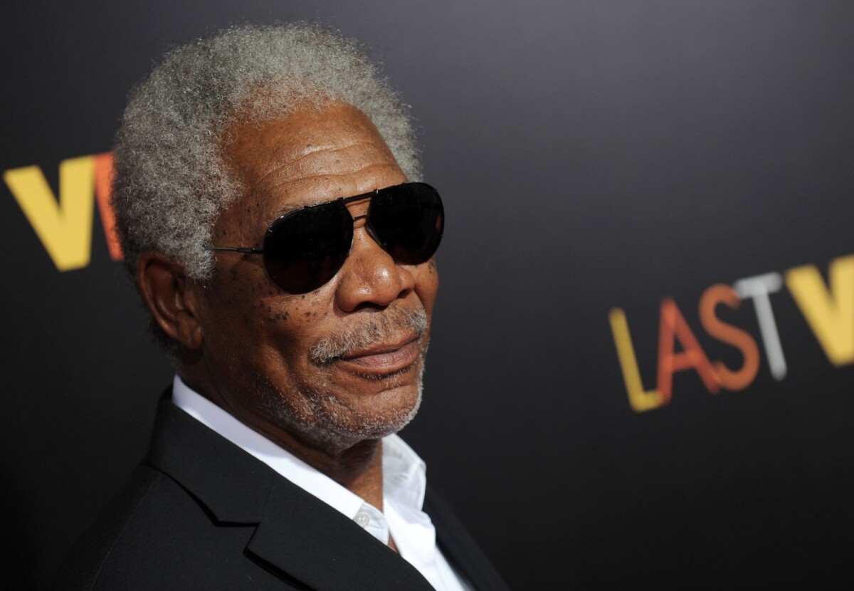 Photo : Morgan Freeman lors de la première du film Last Vegas au ...