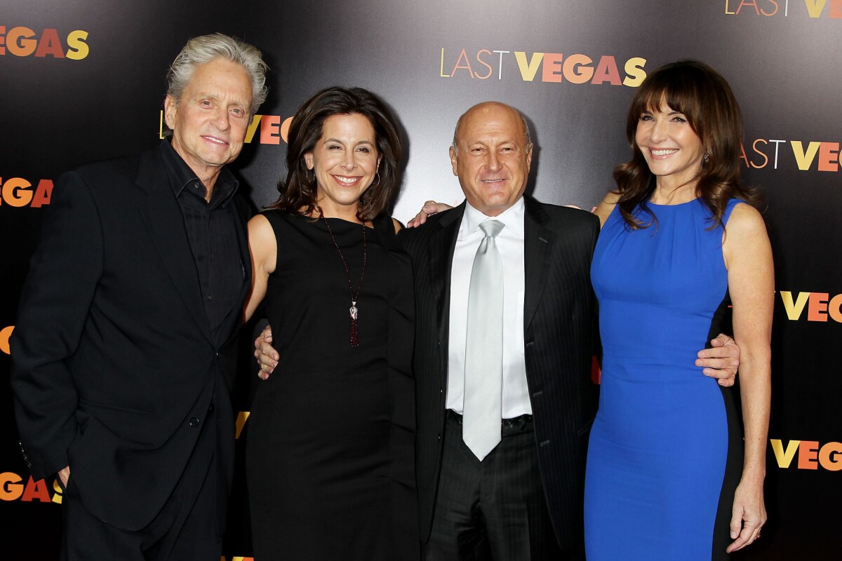 Photo : Michael Douglas, Amy Baer, Laurence Mark, Mary Steenburgen lors ...