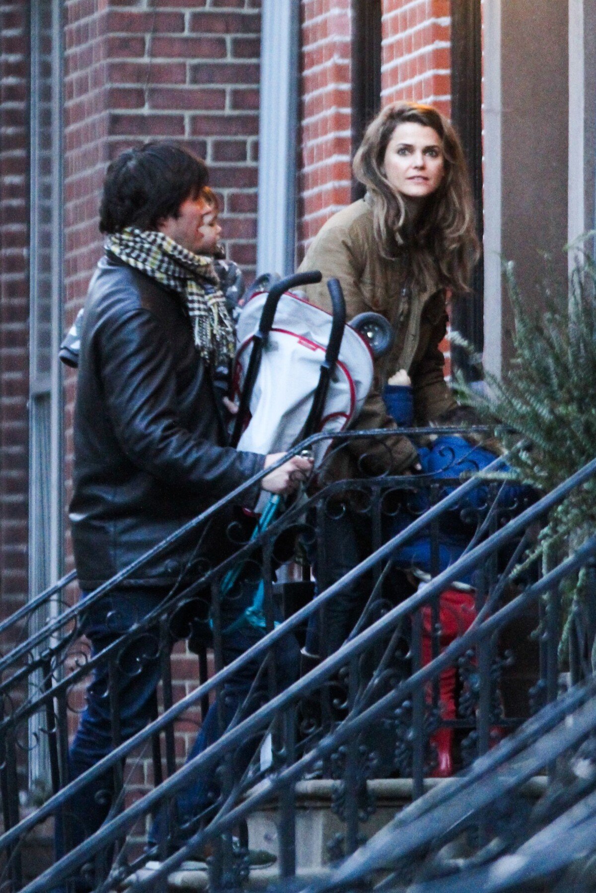 Photo : L'actrice Keri Russell et son mari Shane Deary, séparés mais en ...