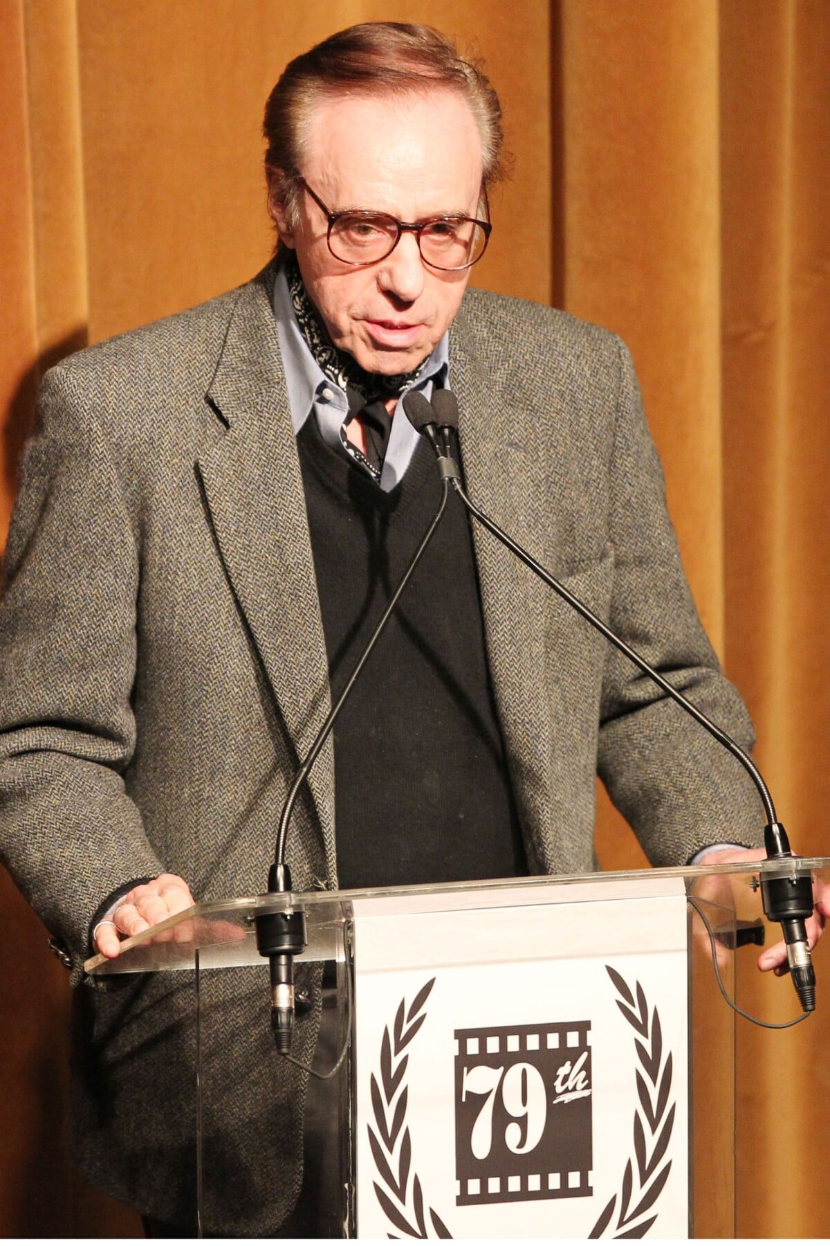Photo : Peter Bogdanovich lors des New York Film Critics Circle Awards ...