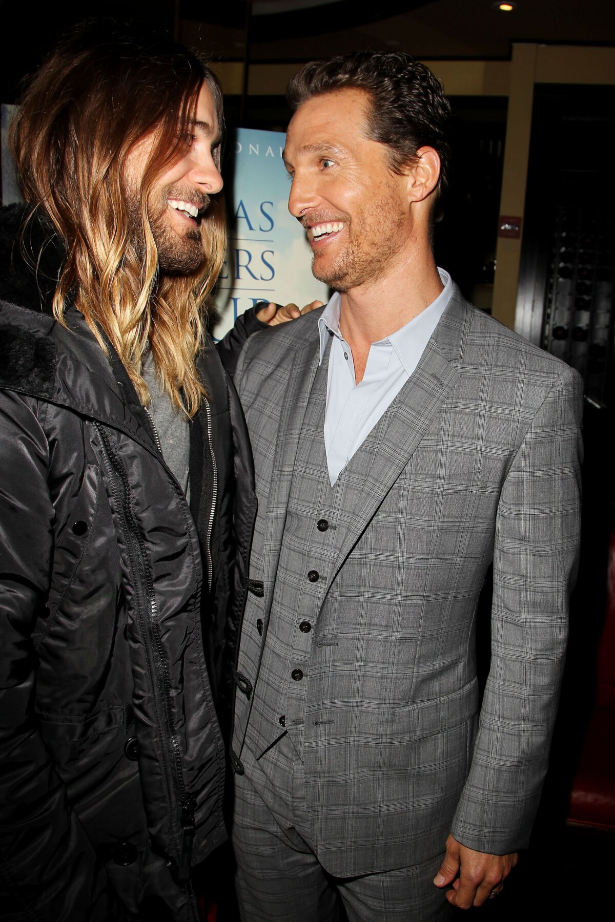 Photo : Jared Leto et Matthew McConaughey lors d'un dîner spécial en ...