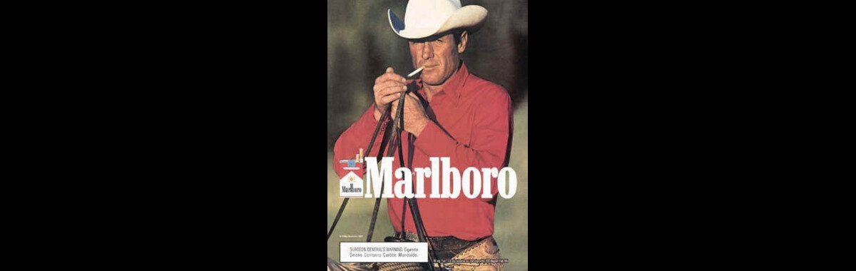 Photo : Eric Lawson dans la peau du Marlboro Man de 1976 à 1980 ...