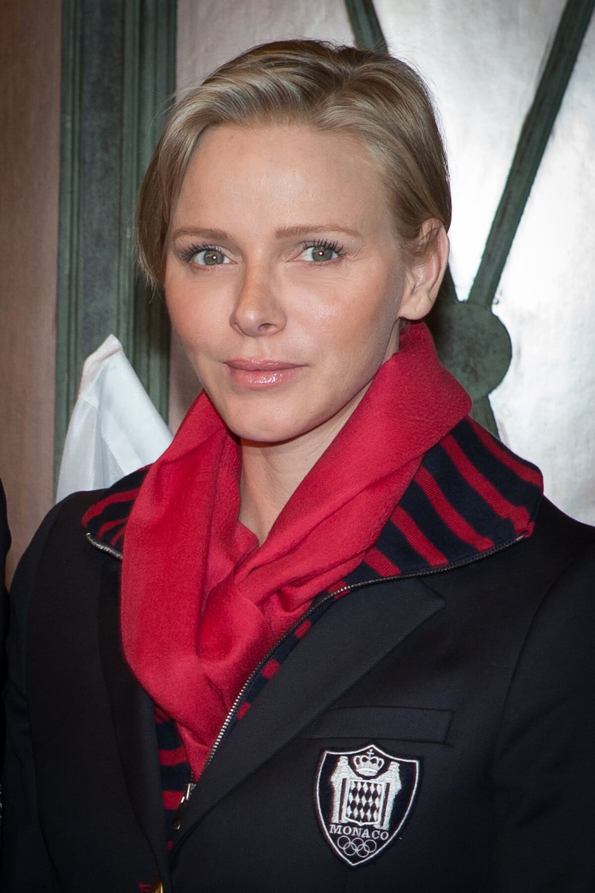 Photo : La princesse Charlene de Monaco lors de la présentation des six ...