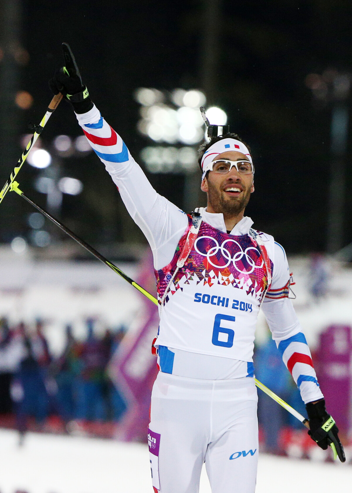 Photo : Martin Fourcade a décroché l'or olympique lors de la poursuite ...
