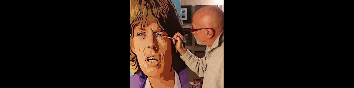 Photo : Ruby Mazur est le créateur du mythique logo des Rolling Stones ...