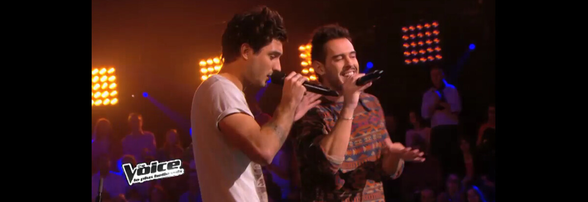 Photo : Les Fréro Delavega lors de l'épreuve ultime de The Voice 3, le ...