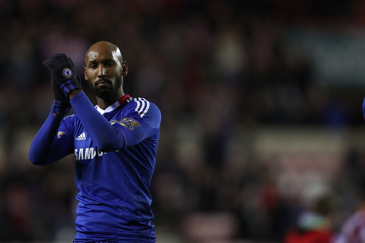Photo : Nicolas Anelka après la victoire de Chelsea sur Sunderland au ...