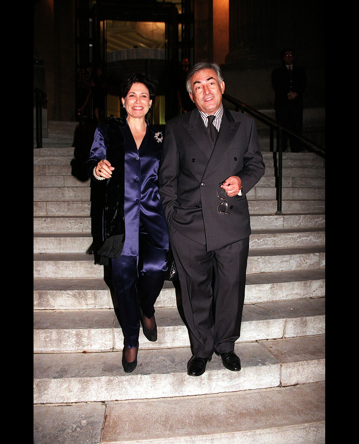 Photo : Domnique Strauss-Kahn et Anne Sinclair à PAris le 15 octobre ...