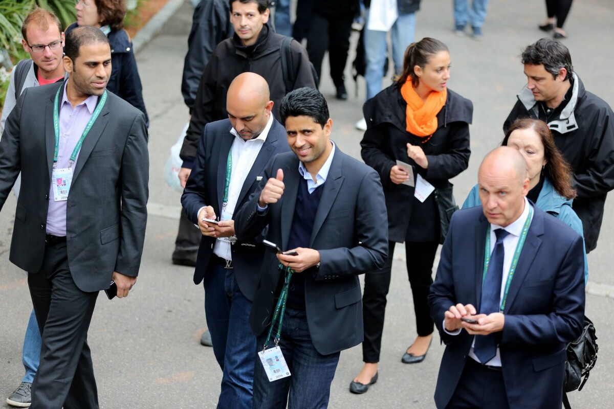 Vidéo : Nasser Al-Khelaïfi, président du PSG, au Village Roland-Garros ...