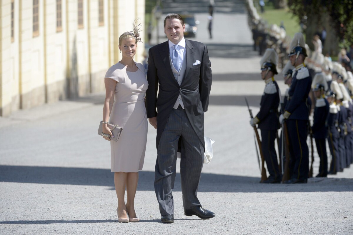 Photo : Nathalie Werner, Dag Werner au baptême de la princesse Leonore ...