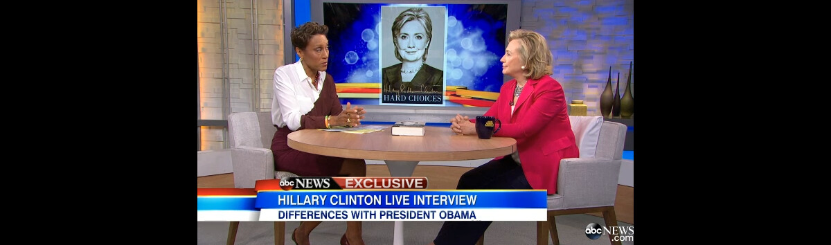 Vidéo : Hillary Clinton interviewée par Robin Roberts pour "Good ...