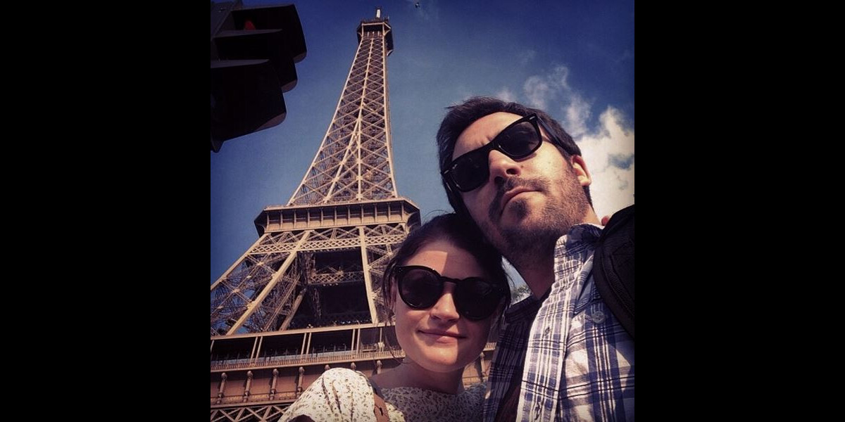 Photo : Emilie de Ravin et Eric Bilitch à Paris le 25 juin 2014 ...