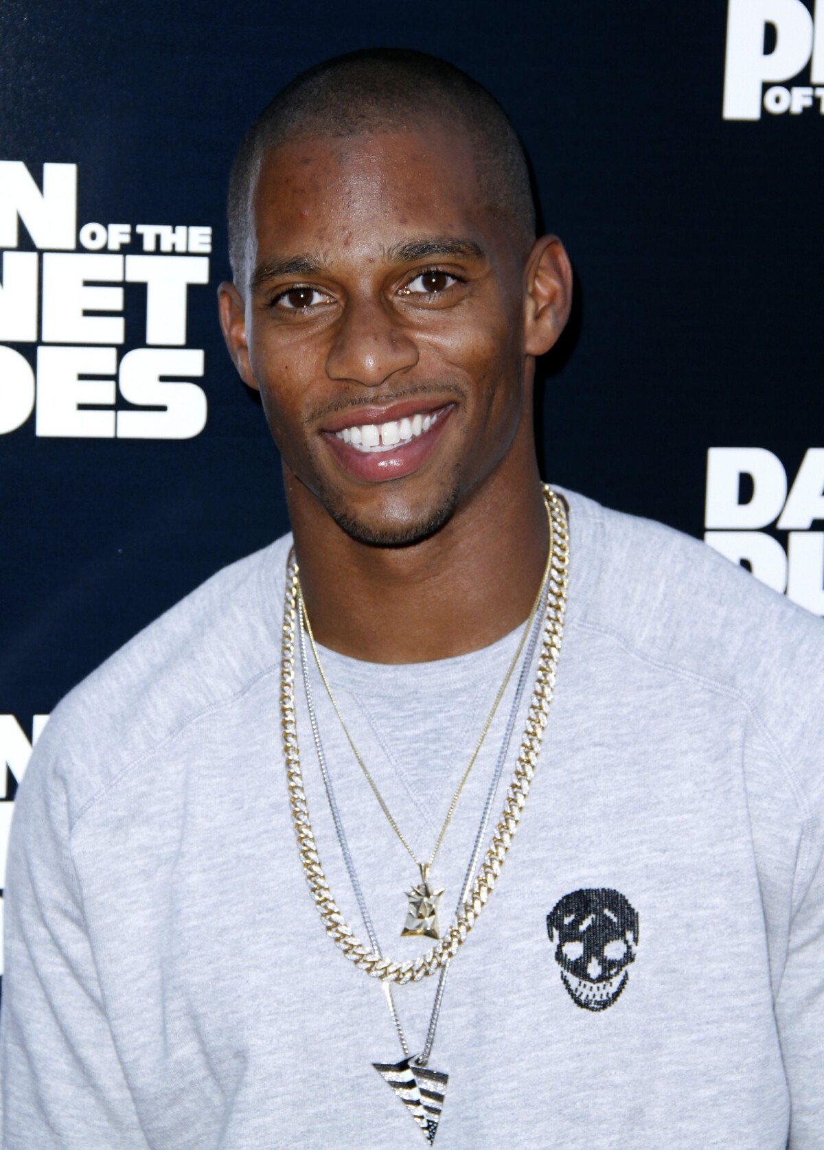 Photo : Victor Cruz lors de l'avant-première de La planète des singes ...