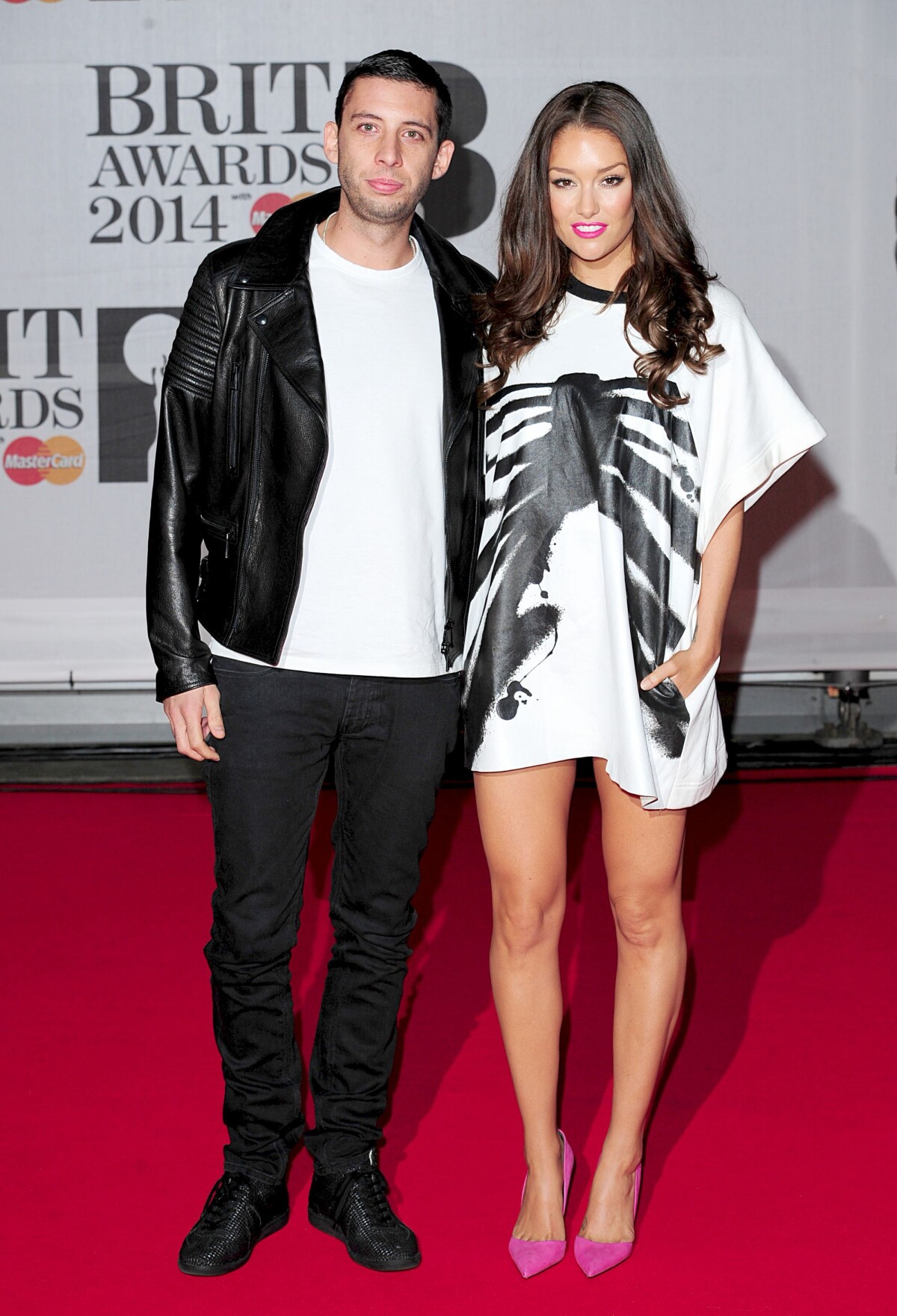 Photo : Example (Elliot John Gleave) et sa femme Erin McNaught lors des ...