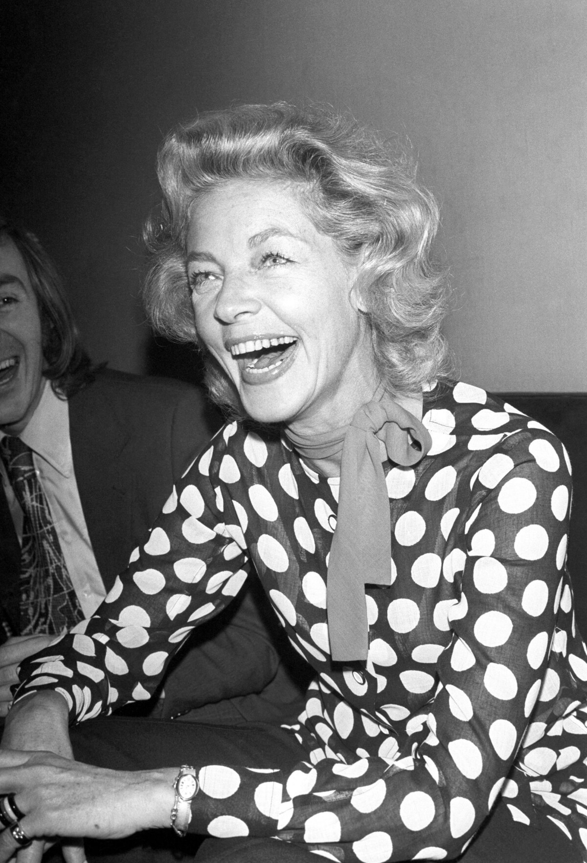 Photo : Lauren Bacall à Londres en 1972 - Ode (Purepeople)