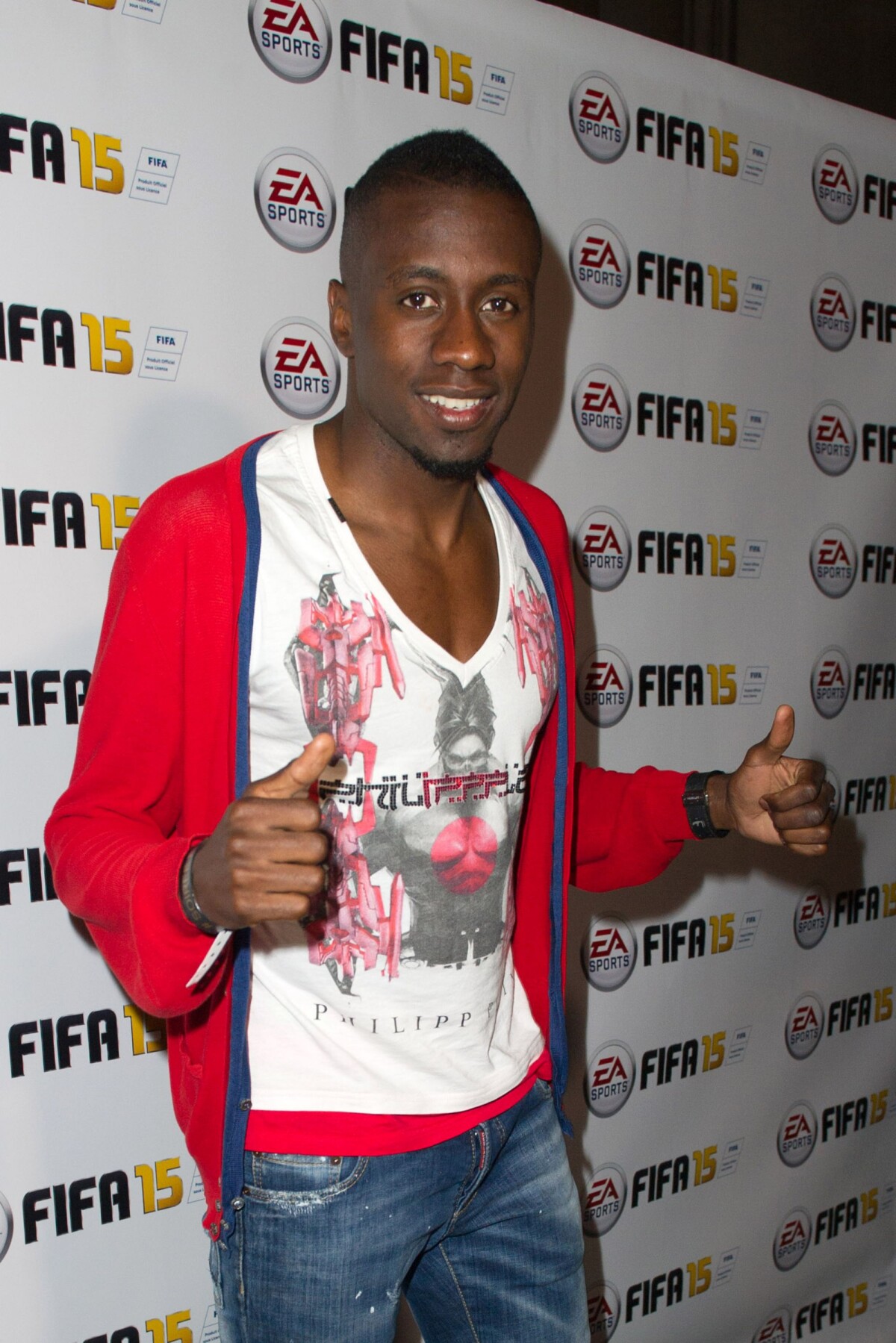 Photo : Blaise Matuidi lors de la soirée de lancement FIFA 15 à l'Opéra ...
