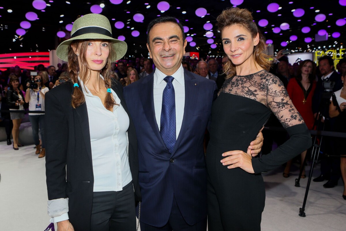 Photo : Anne Parillaud, Carlos Ghosn et Clotilde Courau lors de la ...