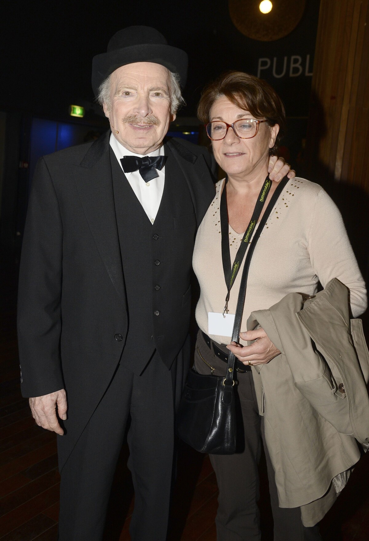 Photo : Exclusif - Popeck et sa femme Anne - Backstage du spectacle ...