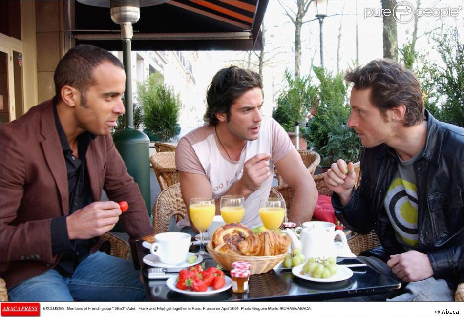 Les 2Be3 en 2004, Adel, Filip et Frank Delay - Purepeople
