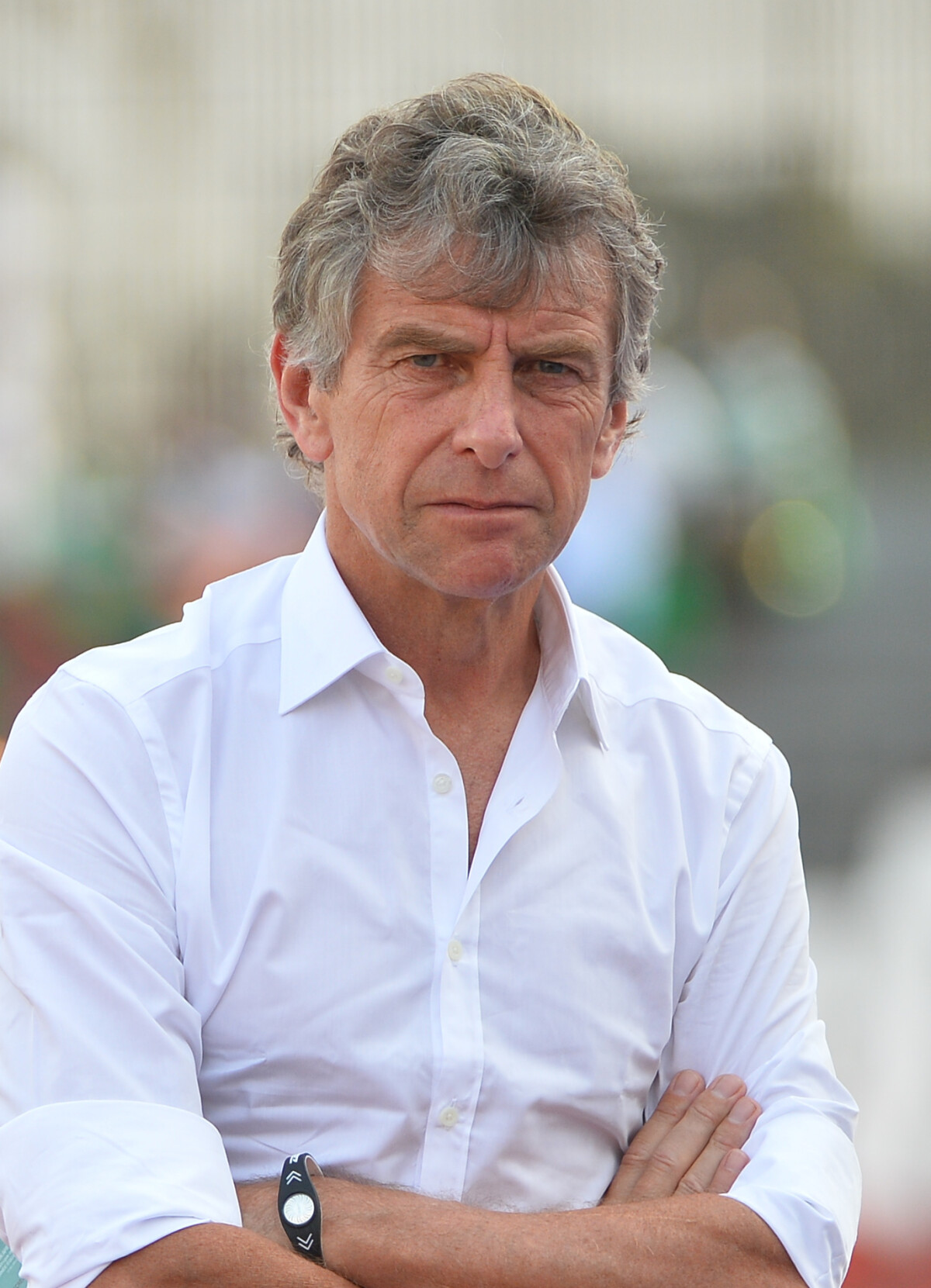 Photo : Christian Gourcuff à Mongomo, le 23 janvier 2015. - Purepeople