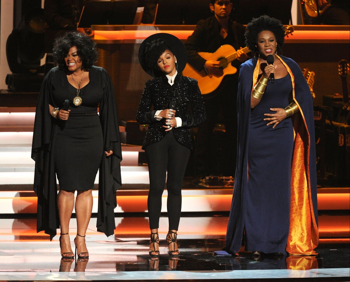 Photo : Jill Scott, Janelle Monae et India.Arie se produisent au Nokia ...