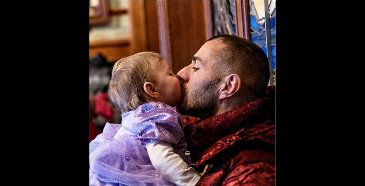 Photo : Karim Benzema et sa petite Mélia, photo publiée sur son compte ...