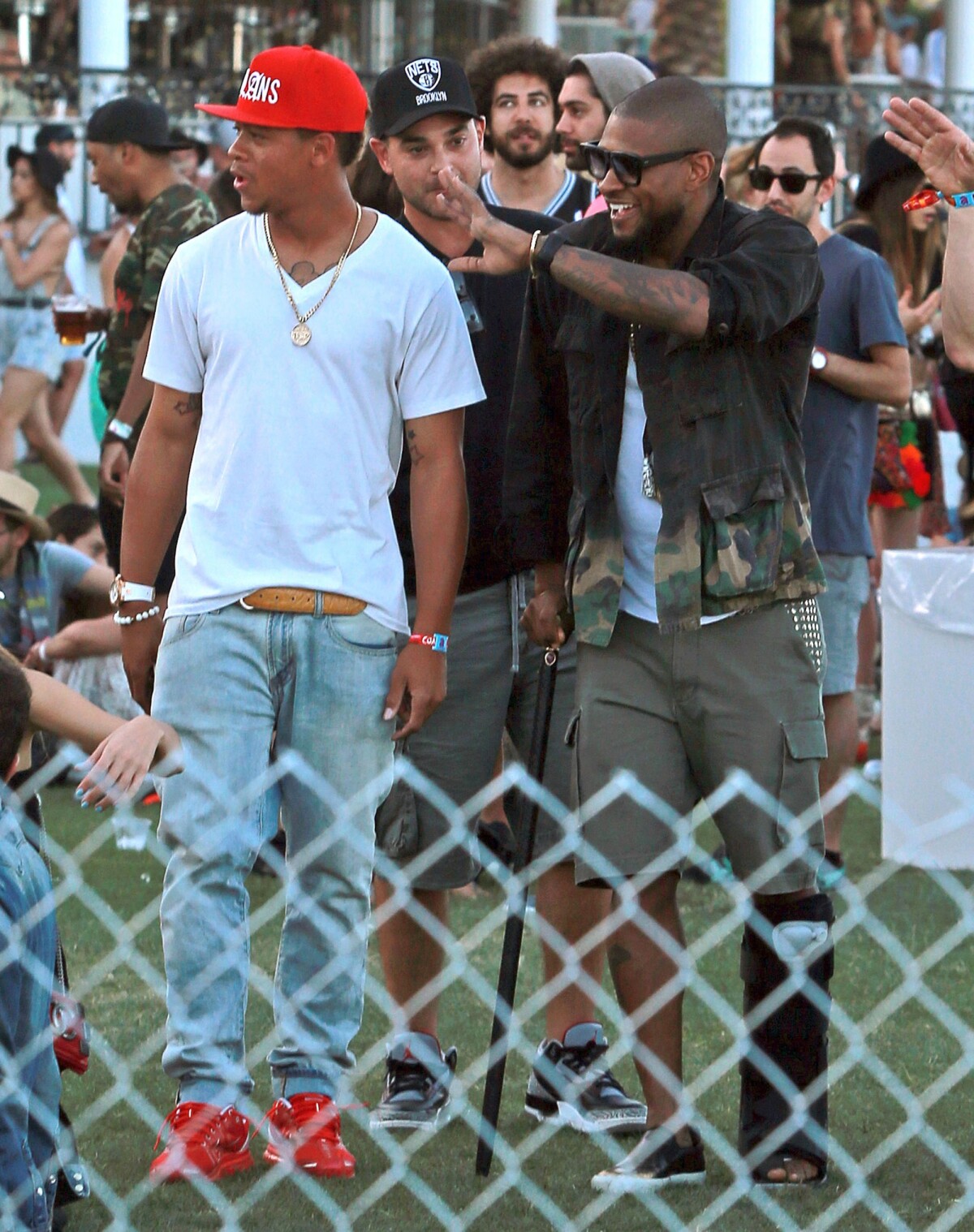 Vidéo : Usher au 3ème jour du Festival de "Coachella Valley Music and ...