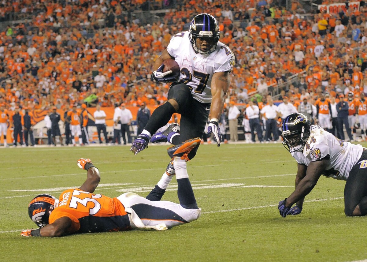 Photo : Ray Rice sous le maillot des Ravens de Baltimore face aux ...