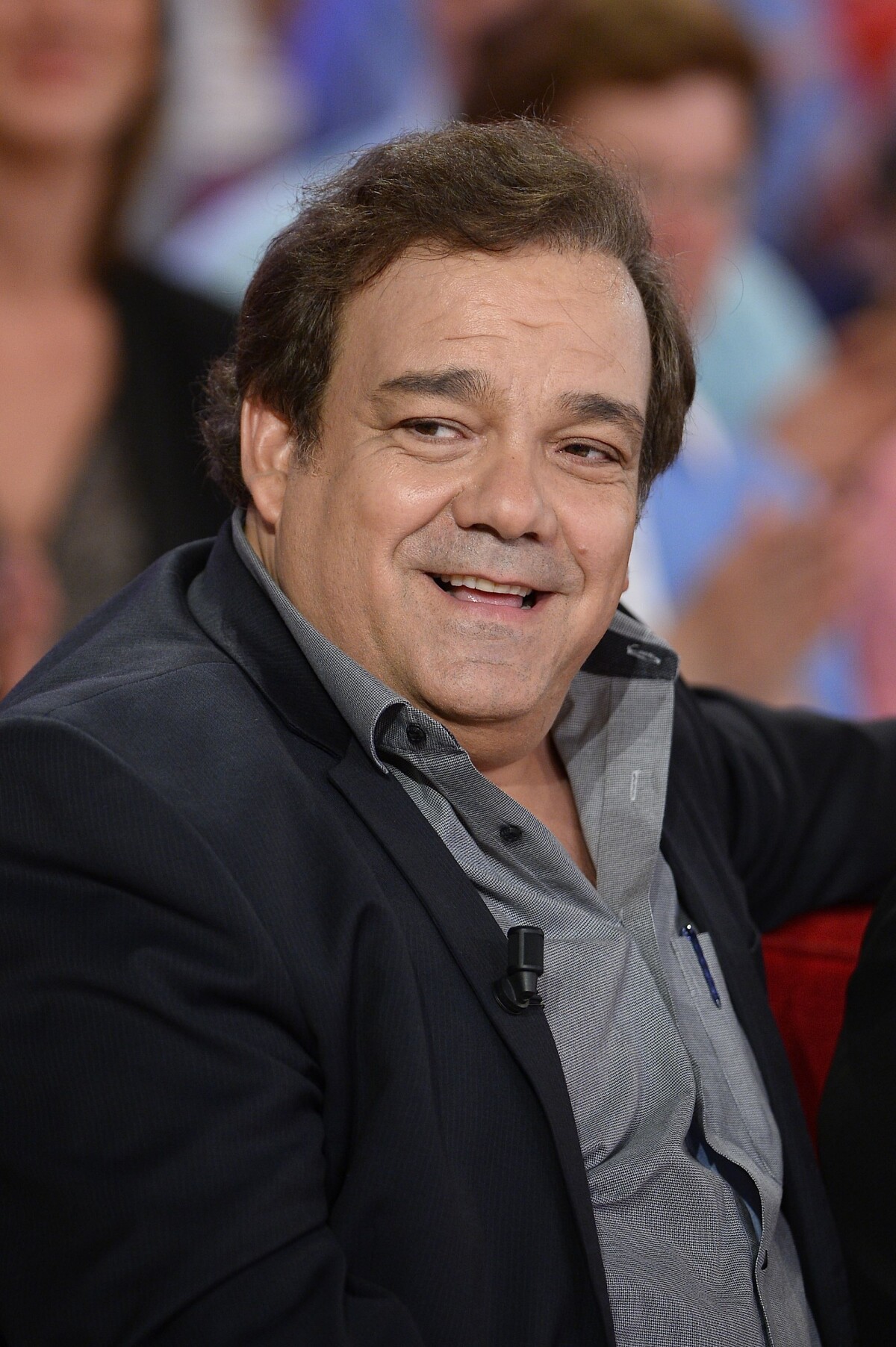 Photo : Didier Bourdon, lors de l'enregistrement de l'émission Vivement ...