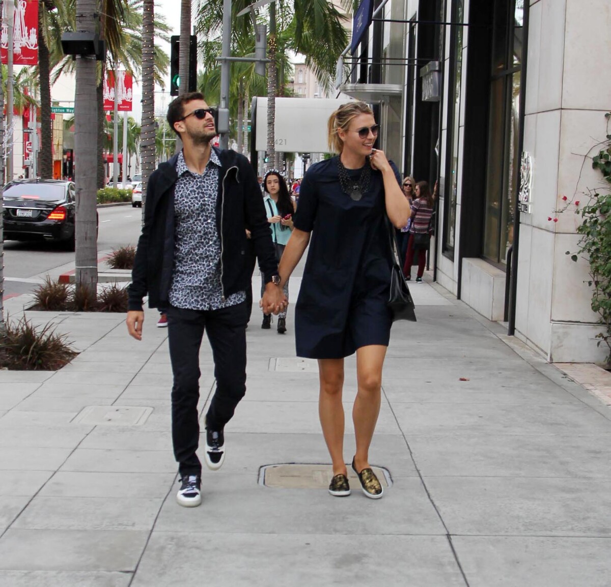Photo : Maria Sharapova et Grigor Dimitrov dans les rues de Beverly ...