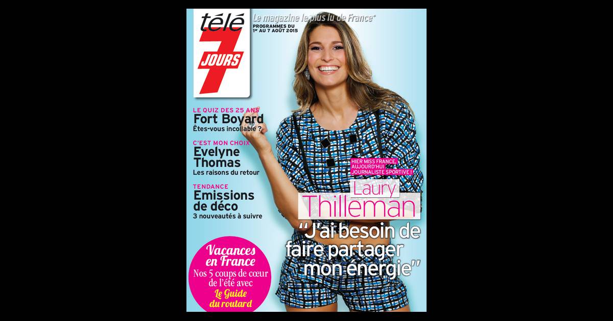 Magazine Télé 7 Jours, programmes du 1er au 7 août 2015. - Purepeople