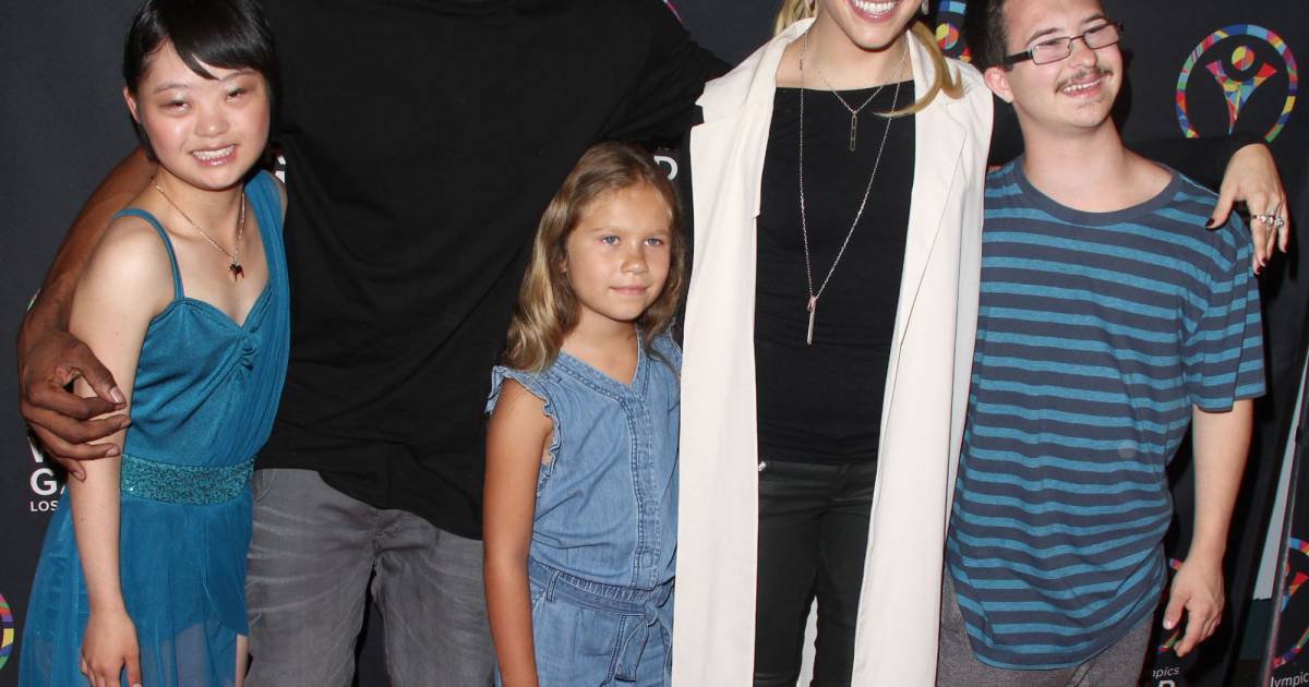 Allison Holker, son mari Stephen Boss, sa fille Weslie Fowler à la ...