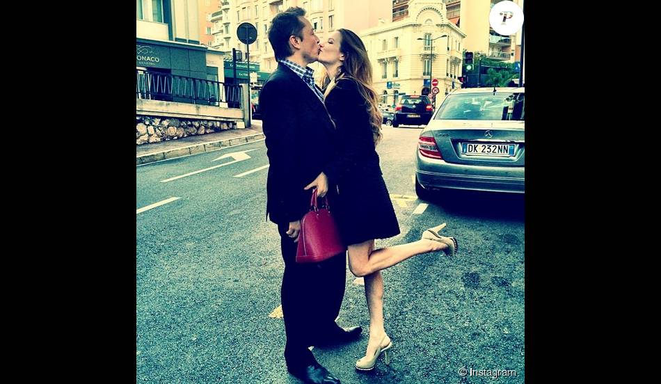 Elon Musk et Talulah Riley / photo postée sur le compte Instagram de l ...