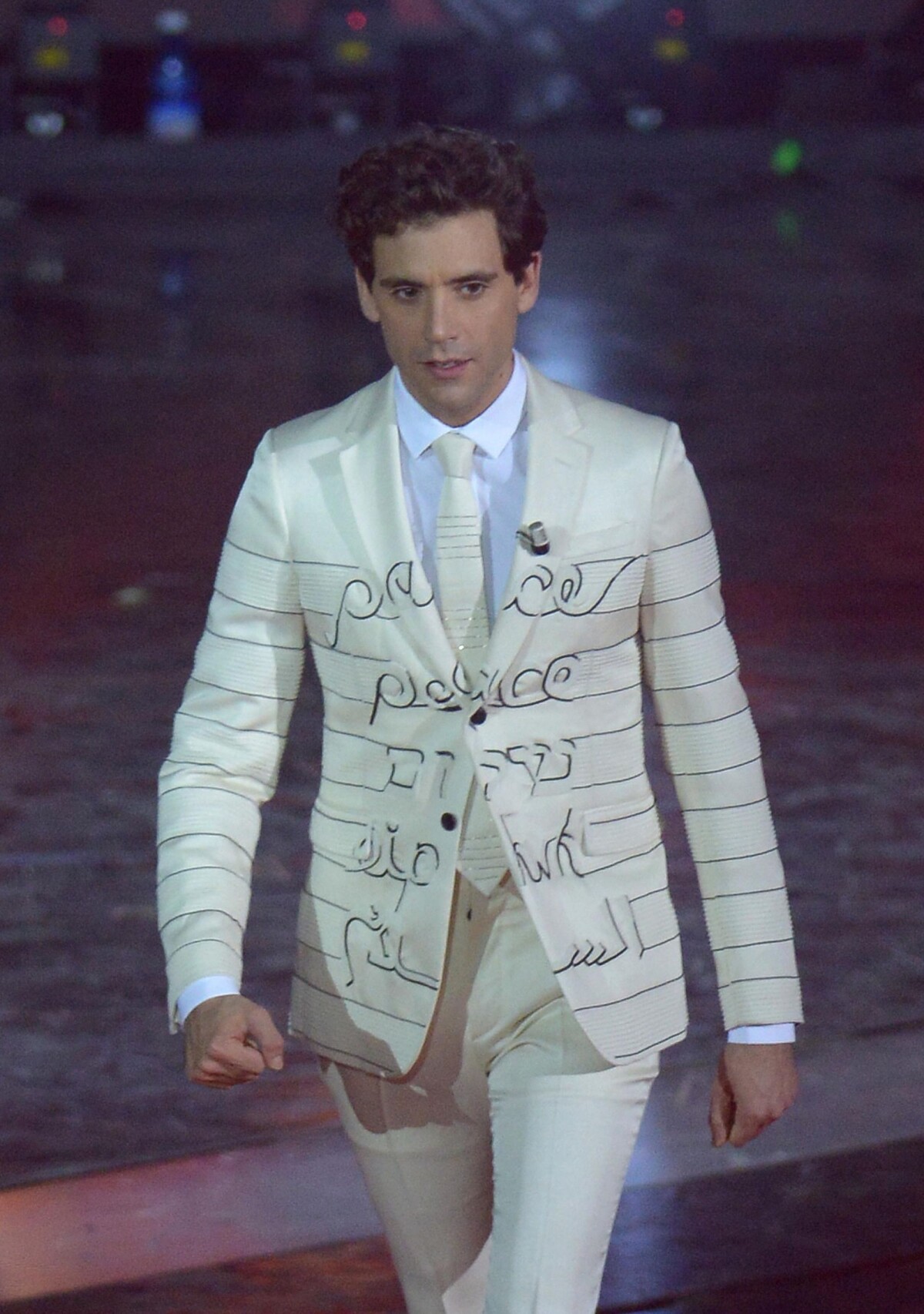 Photo : Mika - Finale de l'émission "X-Factor" à Milan. Le 11 décembre ...