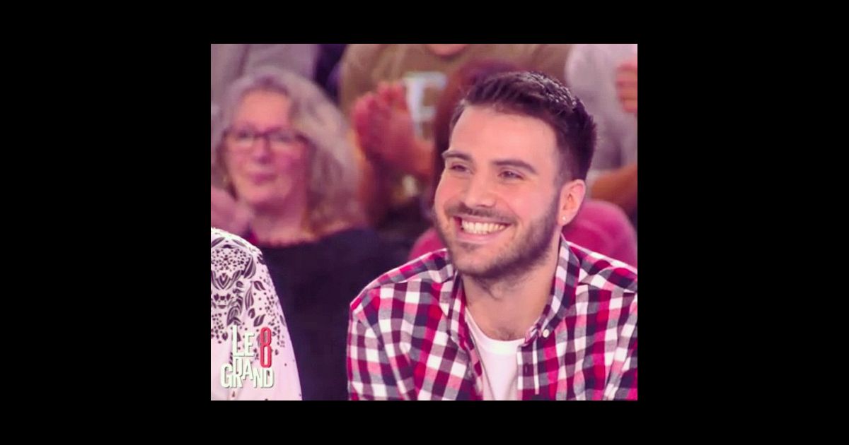 Jérémy Chatelain sur le plateau du Grand 8 sur D8. Janvier 2015 ...