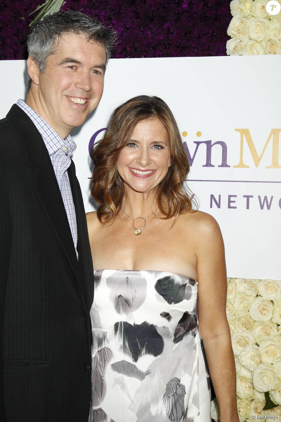 Kellie Martin et son mari Keith Christian lors de la soirée Hallmark ...
