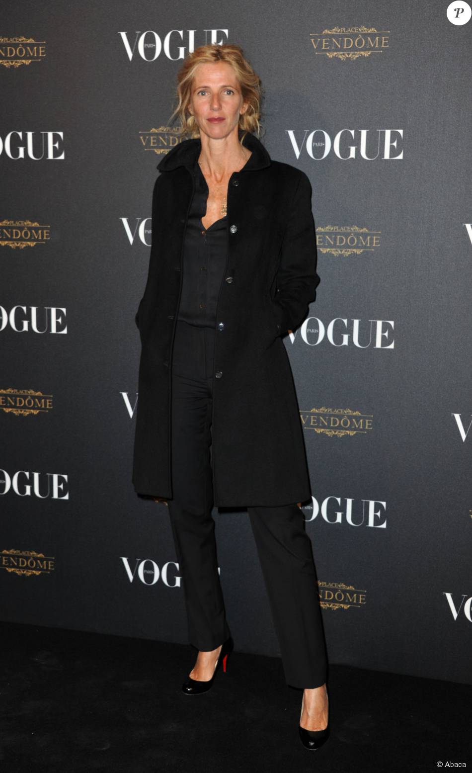 Sandrine Kiberlain assiste à la soirée des 95 ans du magazine Vogue ...